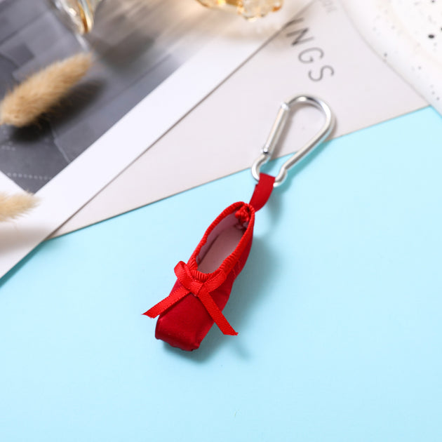 JAC-Y - Elegant Satin Ballet Shoes Keychain – Aspire Dance Collections